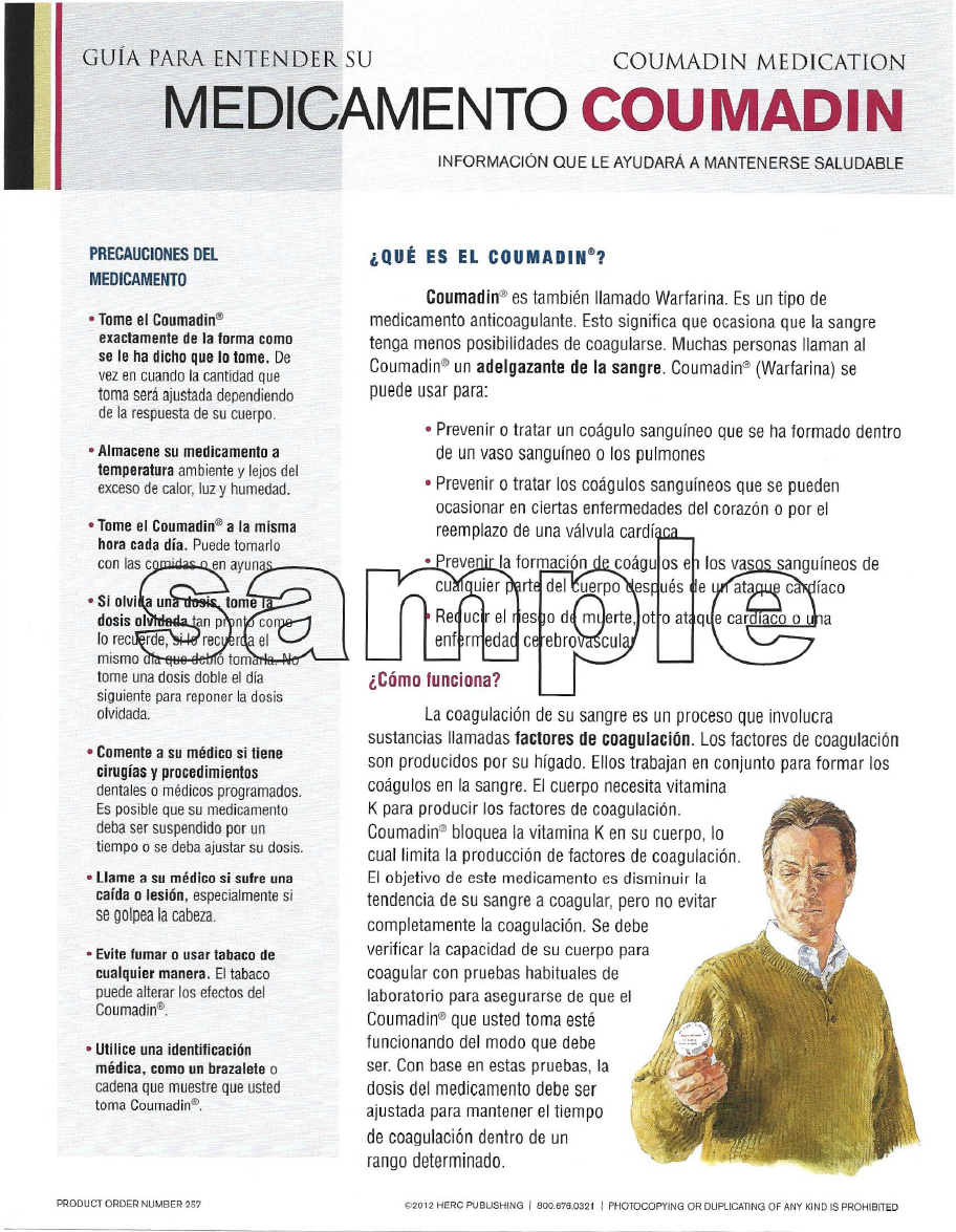 Coumadin Medication - HERC Publishing